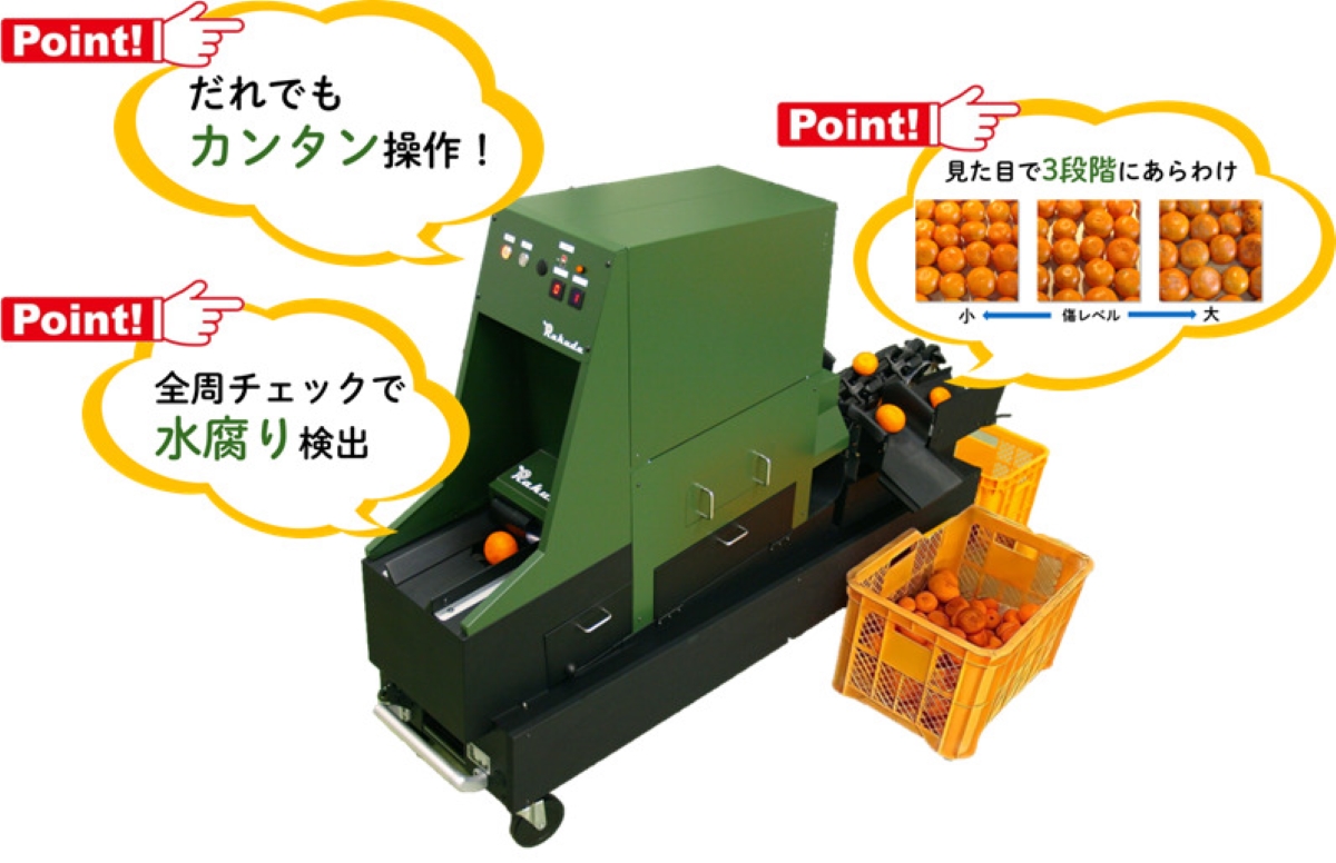 外観選別装置 Rakuda - 雑賀技術研究所